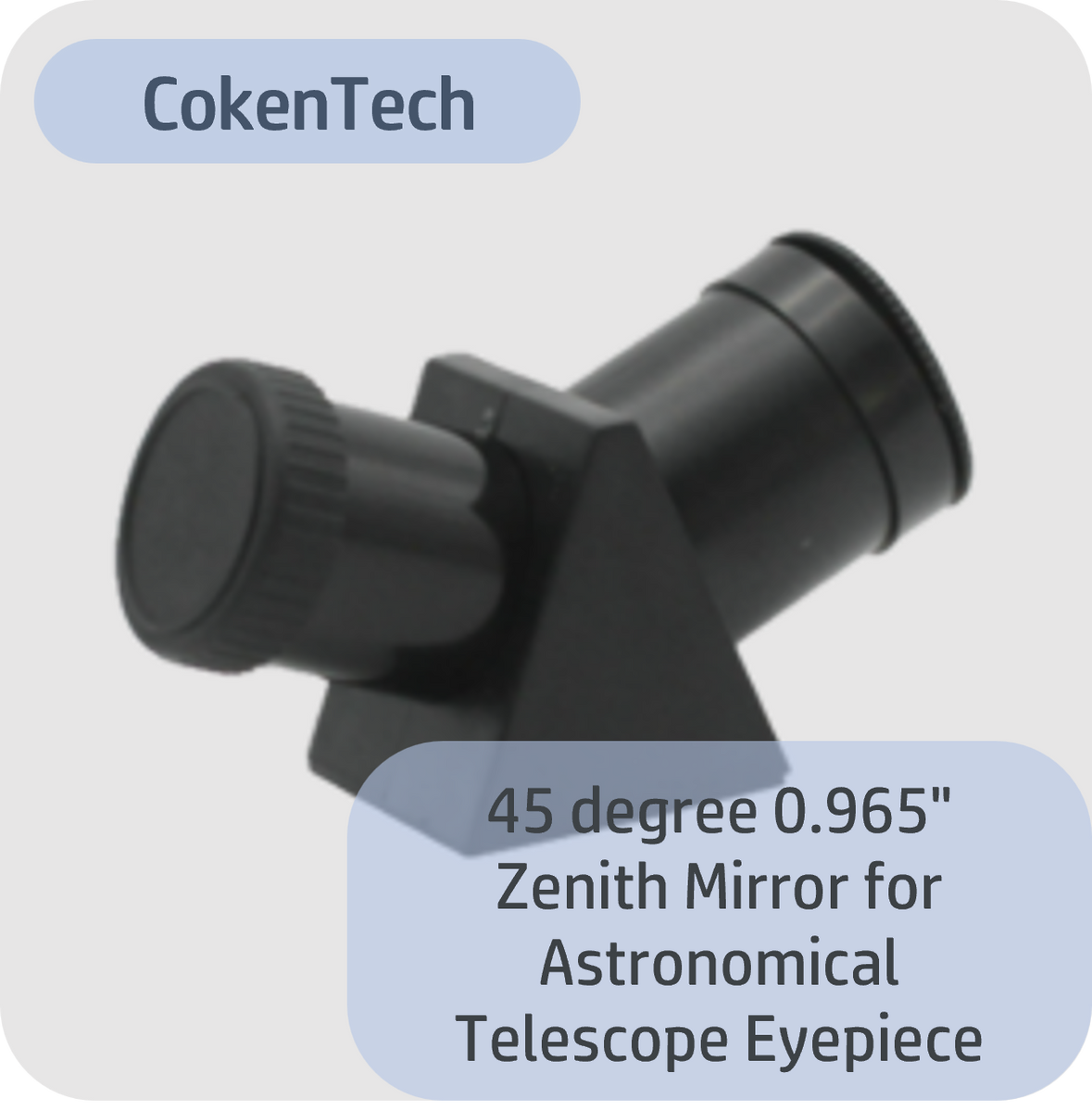 45 degree 0.965" Zenith Mirror for Astronomical Telescope Eyepiece – CokenTech